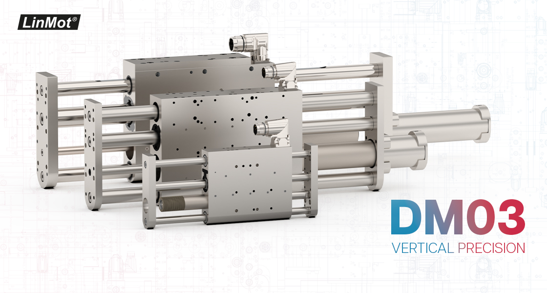 En el eje, listo, arriba - Módulo lineal DM03 - LinMot & MagSpring - Español